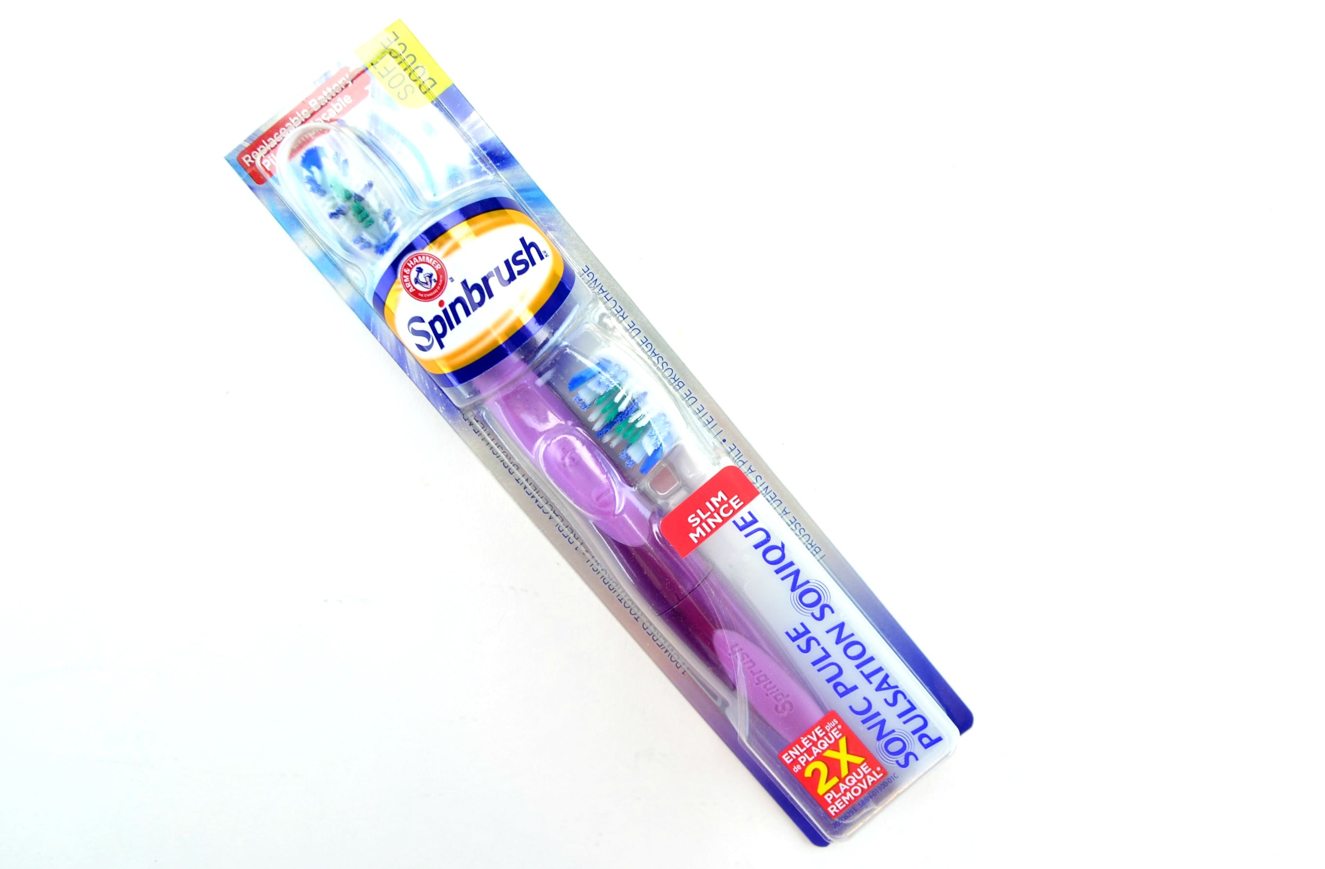 Arm & Hammer Spinbrush Sonic Pulse Battery Toothbrush (3) – The Pink ...